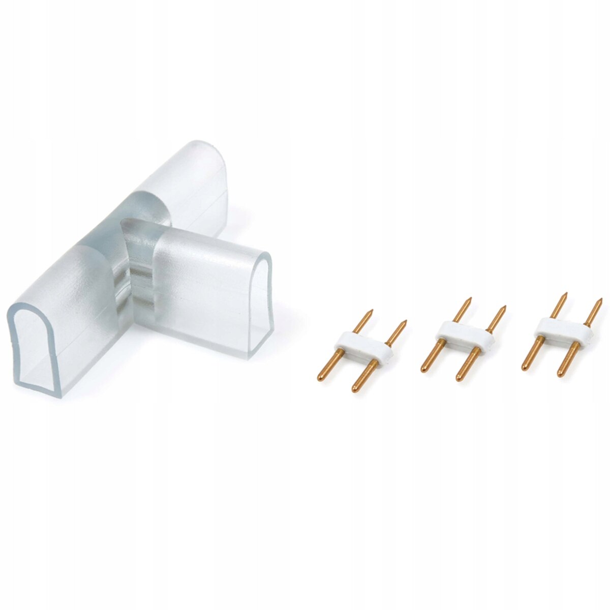 Conector banda LED, Lumiled, Aluminiu, 6 cm, Gri - eMAG.ro