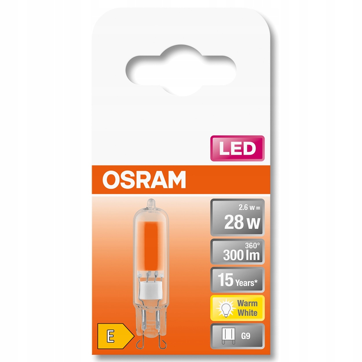 Bec LED COB G9, Osram, CAPSULE 2.6W = 30W, 2700K - eMAG.ro