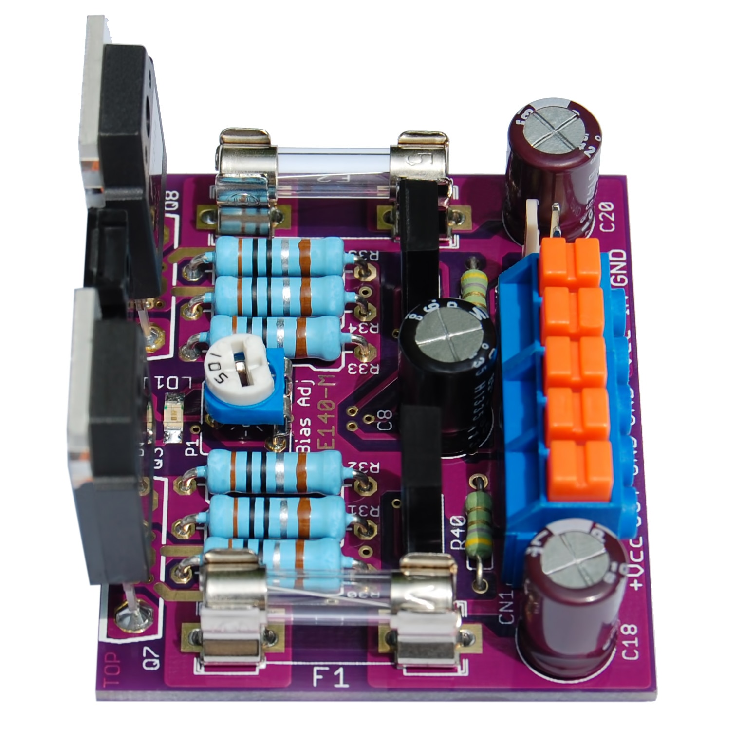 Modul amplificator audio de putere 140W cu Tranzistori QFET®MOSFET ...