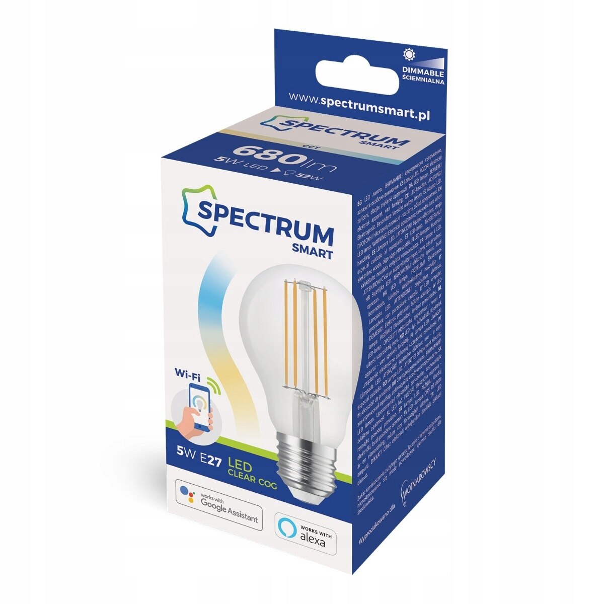 Bec, Spectrum Smart, Sticla, 5W, Transparent - eMAG.ro