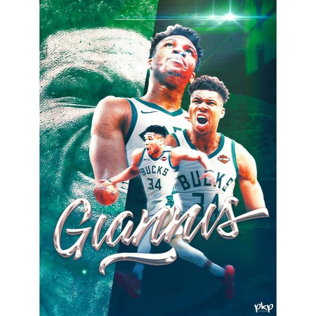 Poster - Giannis Antetokounmpo 20 21x30 - eMAG.ro