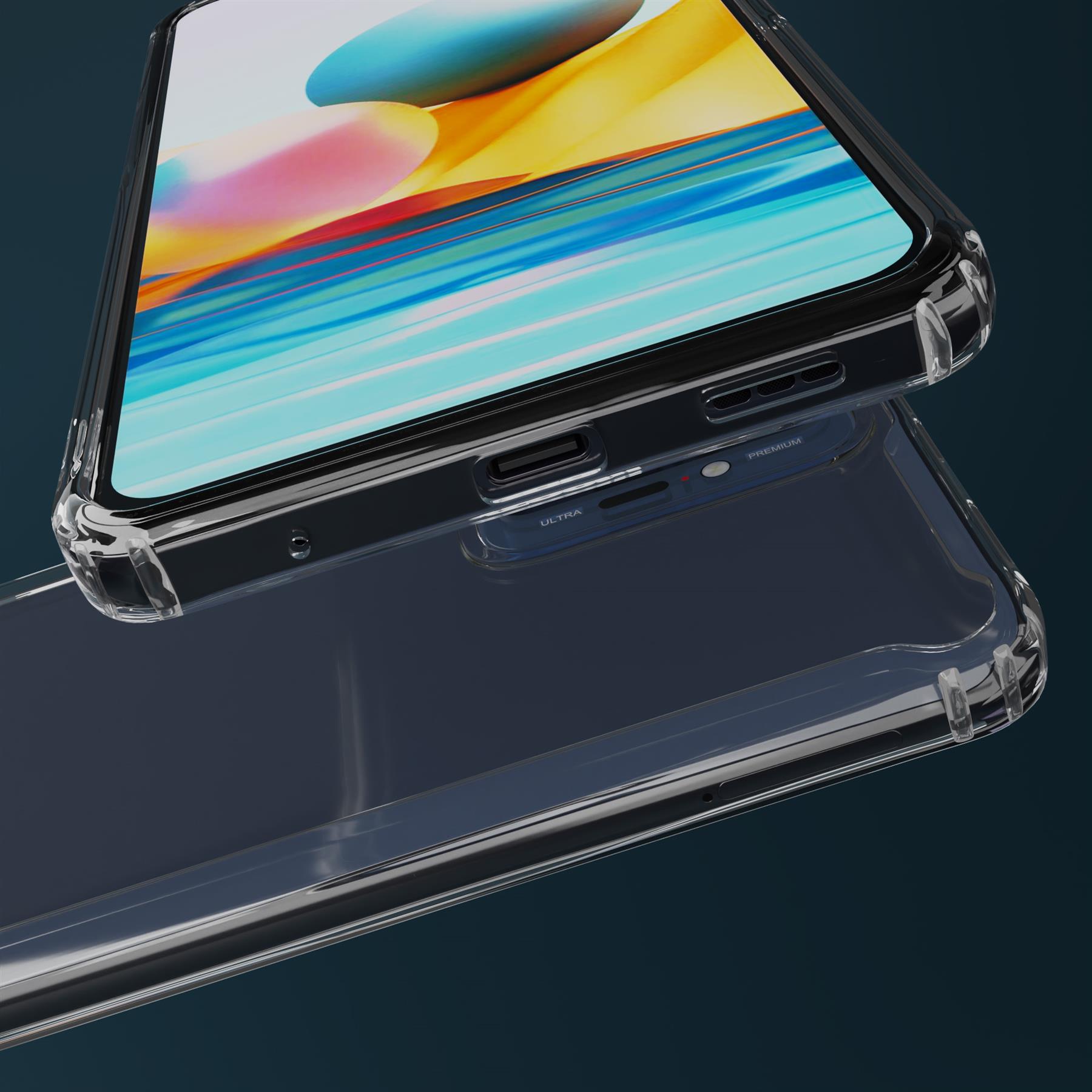 Хибриден калъф с рамка, Moozy, за Xiaomi Redmi Note 10 Pro, Xiaomi ...
