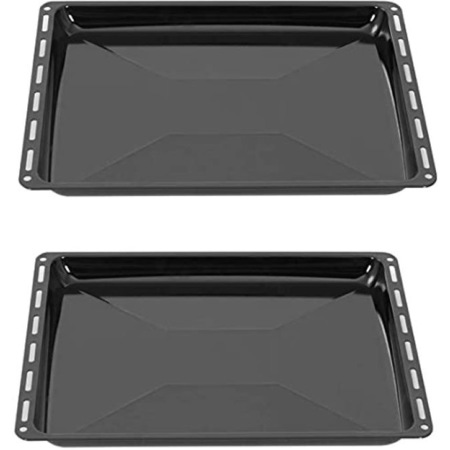 Set 2x Tavi emailate cuptor ICQN compatibil Whirlpool, Indesit ...