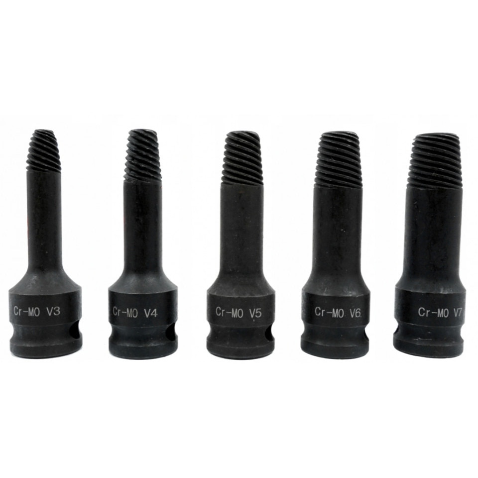 Set extractoare pentru suruburi rupte 5 elemente 3/8" V86483 - eMAG.ro