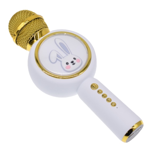 Microfon Karaoke cu Bluetooth pentru copii, 4 efecte voce, card TF ...