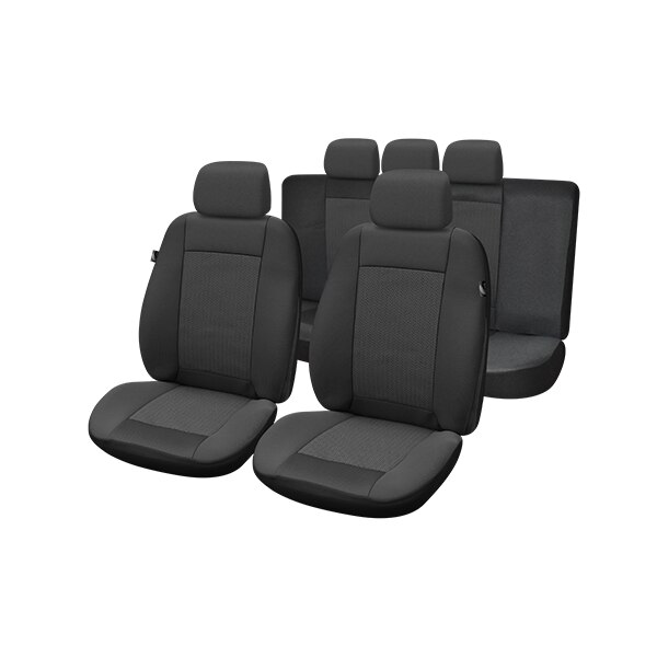 Set huse scaune auto universale negru lux umb3, 11 piese, Umbrella ...