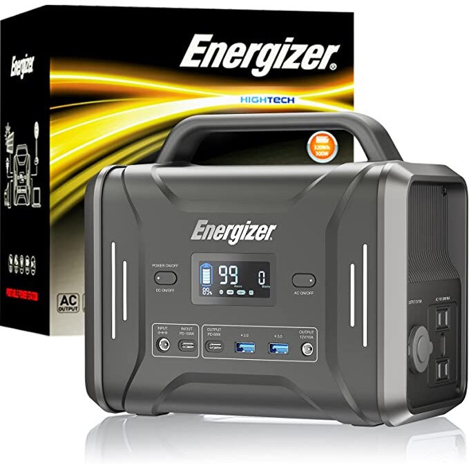 Acumulator PPS320, Energizer, Pentru camping, 300W, 320Wh, Negru - eMAG.ro