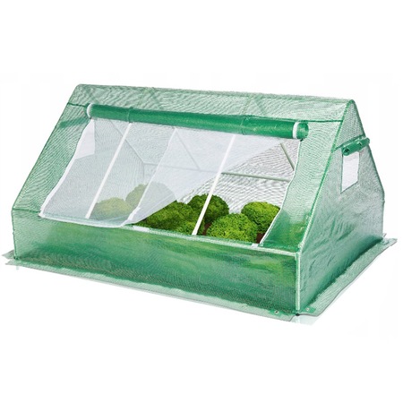 Sera de gradina, tip cort cu cadru metalic, 140x180x94cm, 2.5mp - eMAG.ro