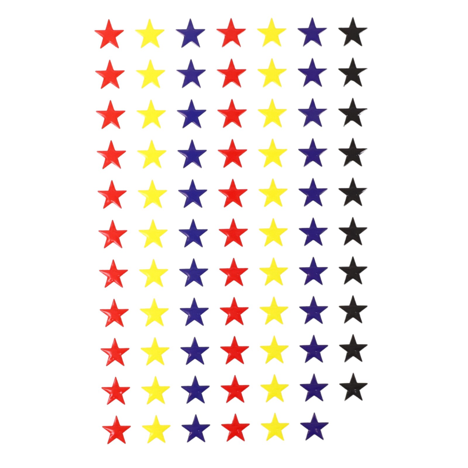 Set Sticker 3D pentru copii, Stelute, 76 piese, ALP066, 1.5 cm ...