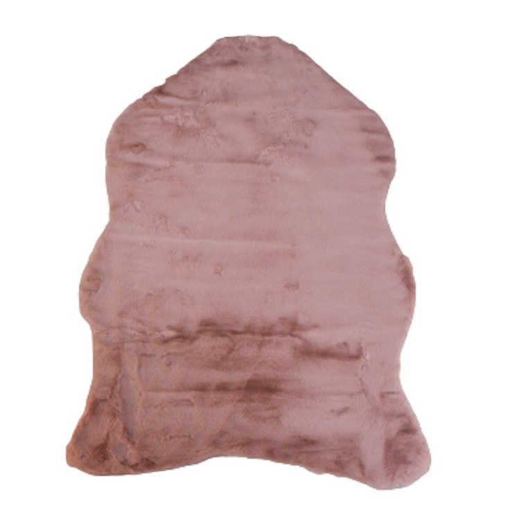 Covor tip blanita, roz prafuit, 60 x 90 cm - eMAG.ro