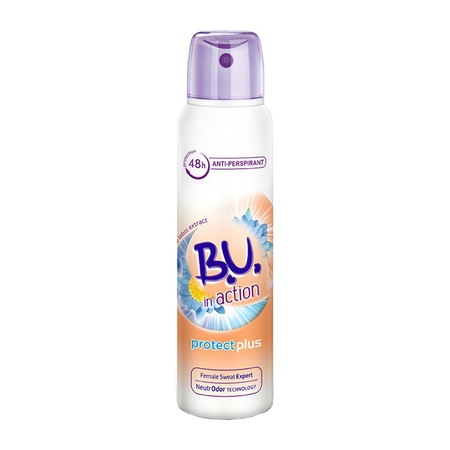 Deodorant Spray BU, In Action, Protect Plus, 150 ml - eMAG.ro
