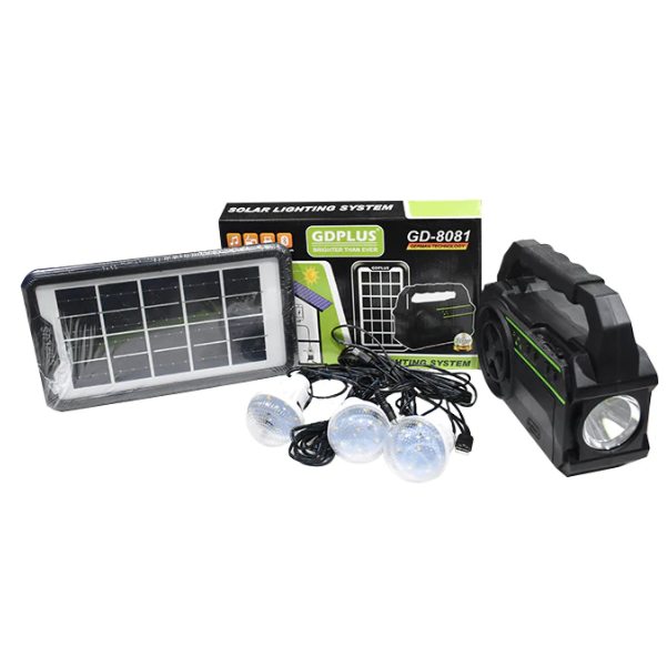 Kit solar GD-8081 cu lanterna si Radio - eMAG.ro