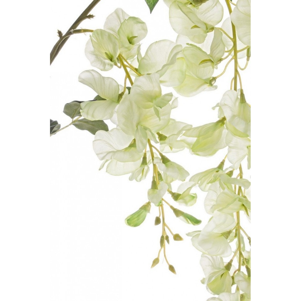 Set 12 flori artificiale Glicina alba 95 cm - eMAG.ro