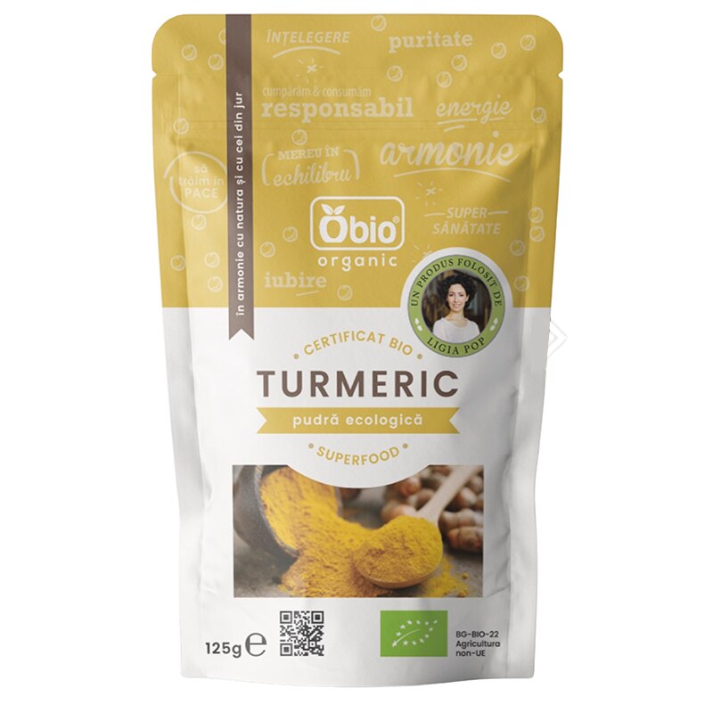 Turmeric- Curcuma pudra, 125 g - eMAG.ro