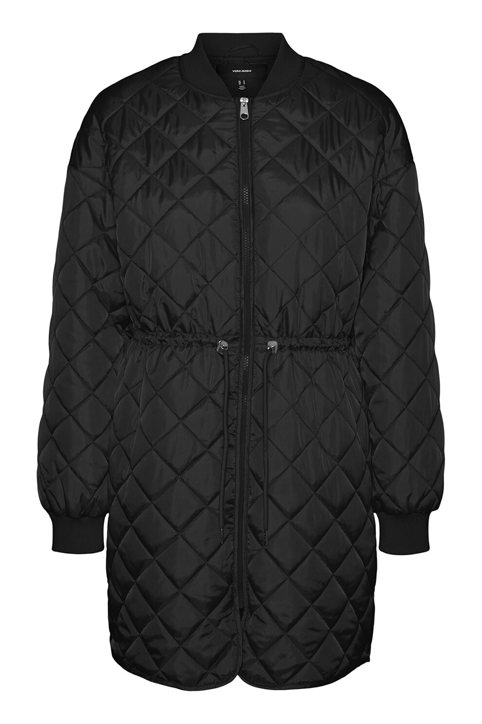 Vero Moda, Зимно яке с регулируема талия Betsy, Черен, S - eMAG.bg