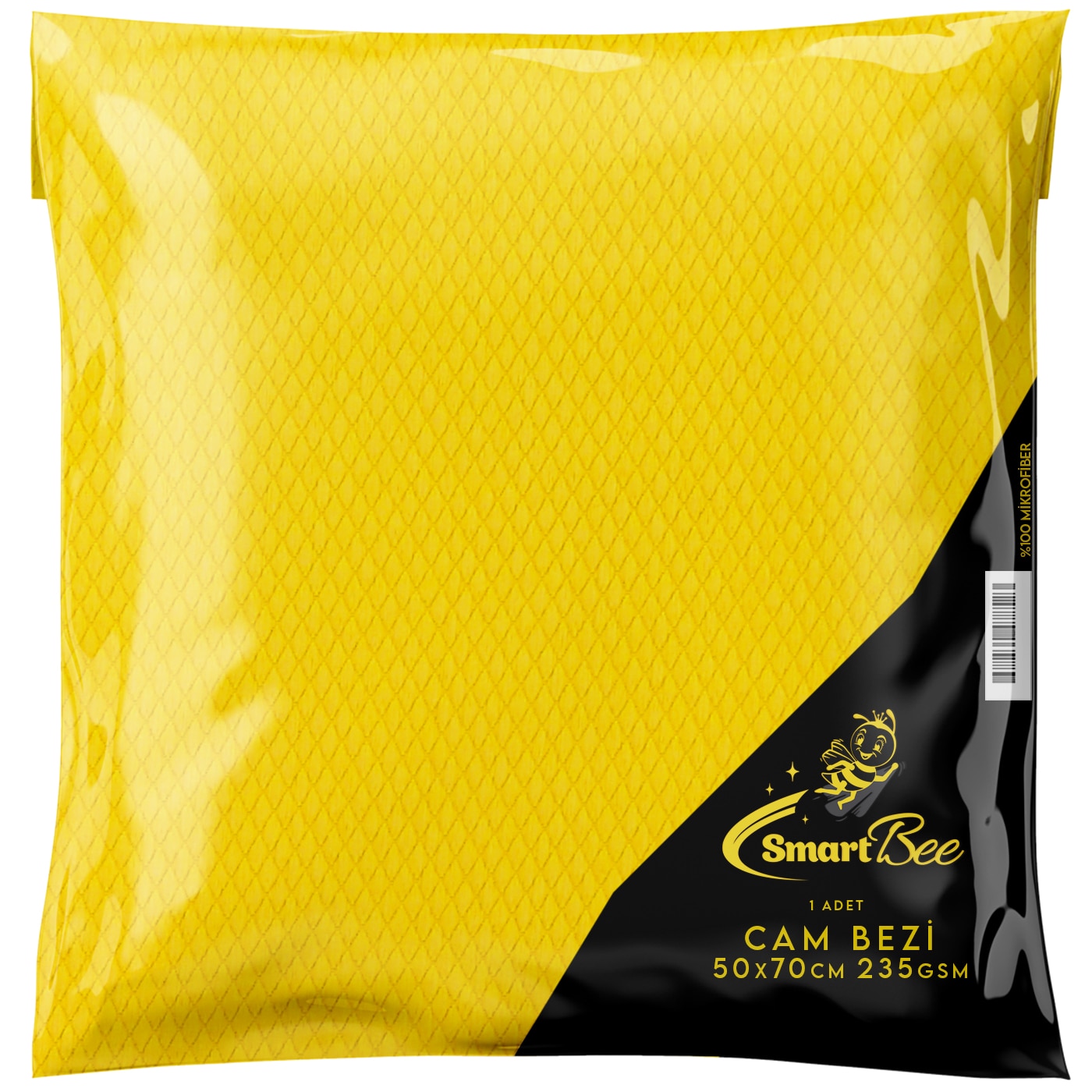 Микрофибърна кърпа за стъкла и джанти, SmartBee, 235гр - eMAG.bg