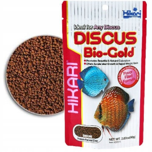 Hrana pesti, Hikari, Discus Bio Gold, 80 g - eMAG.ro
