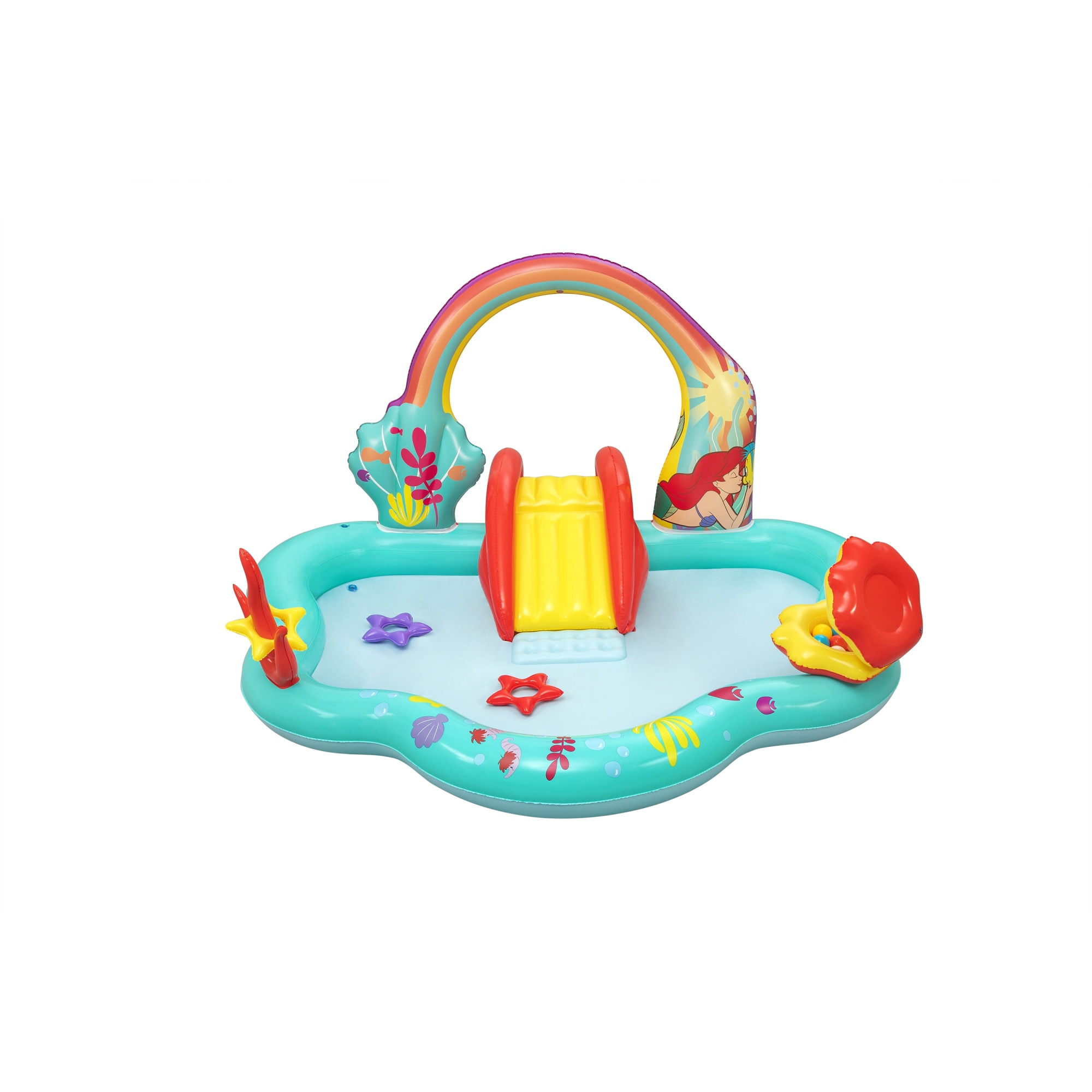 Piscina gonflabila Bestway - Disney Princess, 221 x 193 x 117 cm - eMAG.ro