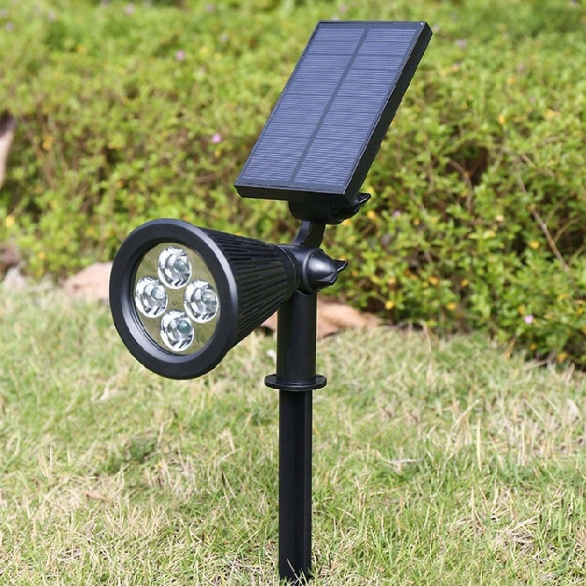 Lampa solara de gradina, Plastic, LED, 2 W, IP65, Negru - eMAG.ro