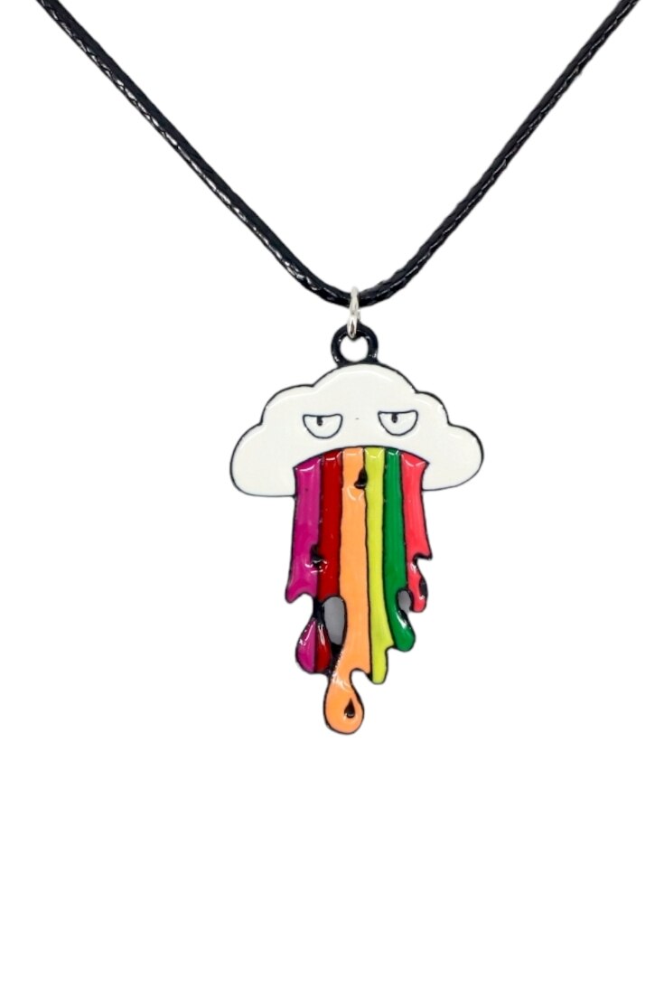 Lantisor cu pandantiv, Norisor curcubeu vomitiv, NO1068, 50 cm ...