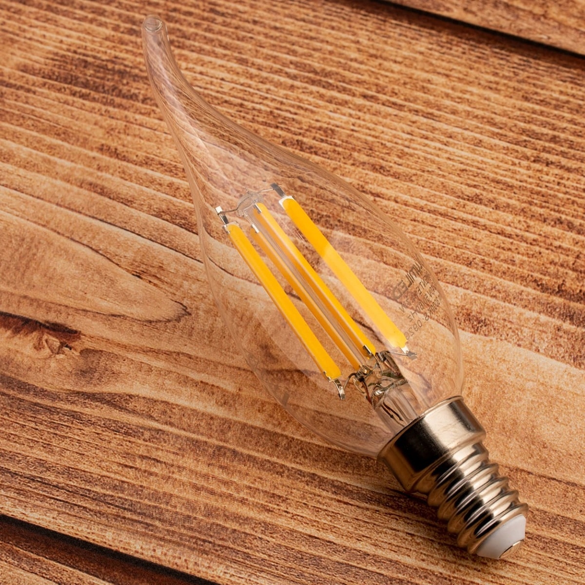 Set 6 becuri LED, Lumiled, E14 BA35, 7W = 60W, 4000K, Alb neutru - eMAG.ro