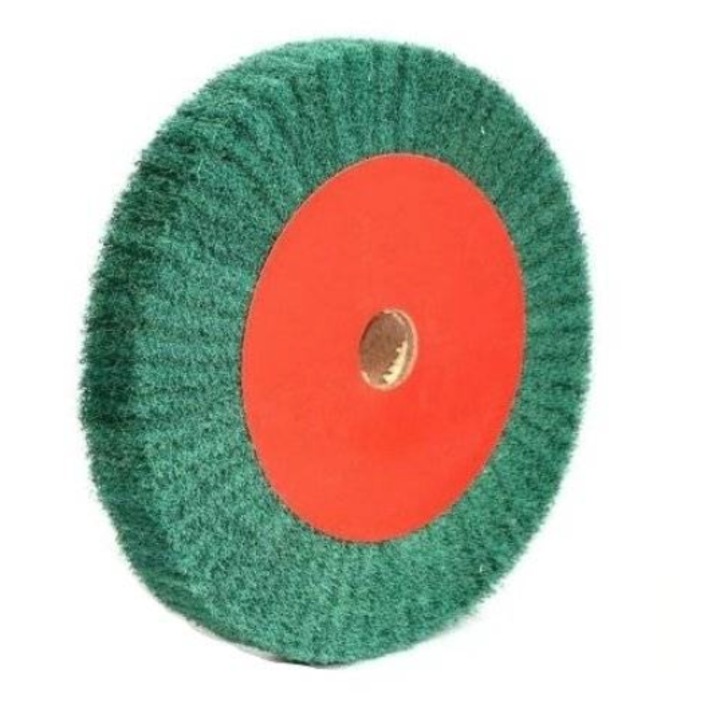 Disc pasla verde slefuit sau lustruit inox, metale, diametrul de 125mm ...