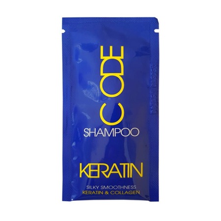 KERATIN CODE - Keratin és kollagén boríték sampon, 15ml - eMAG.hu