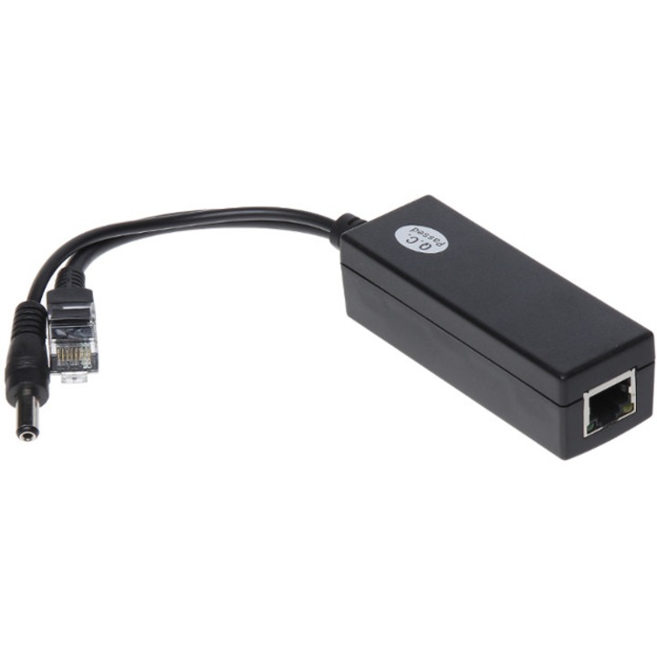 Video balun stabilizator POE-802.3AF/C, Inny-D, 48 V/12 V, 88 x 31 x 26 ...