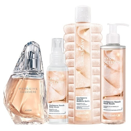 Set parfum si 3 cosmetice pentru corp, Avon, Cashmere Touch - eMAG.ro