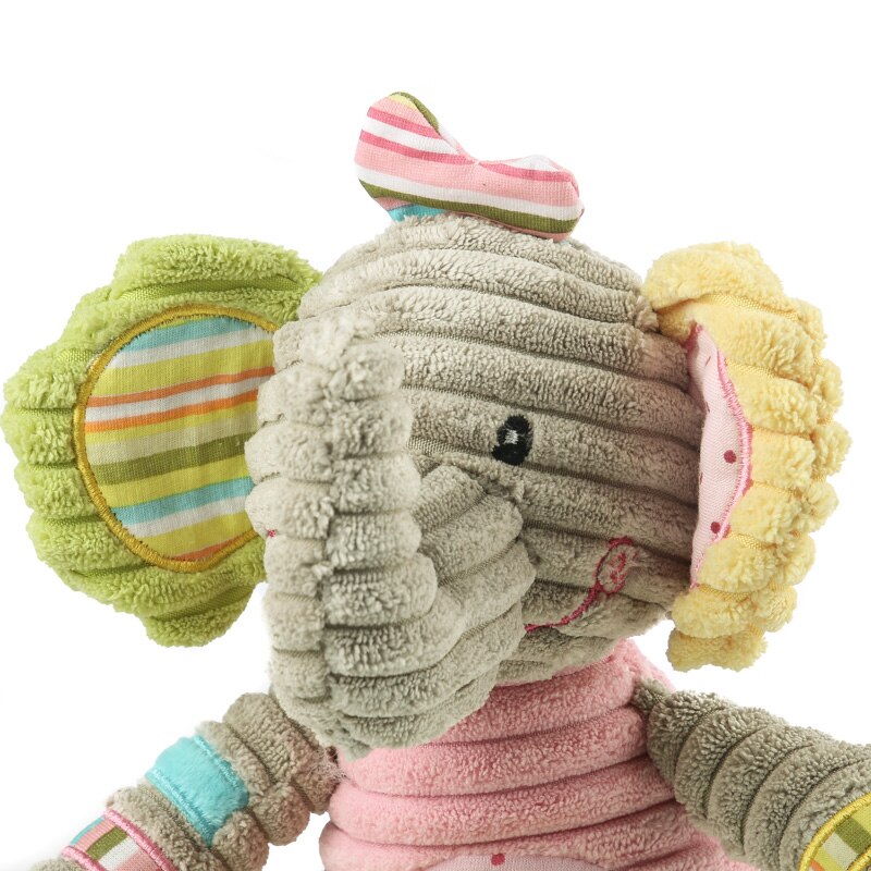 Elefant de plus pentru copii, W-web, 32 cm, Multicolor - eMAG.ro
