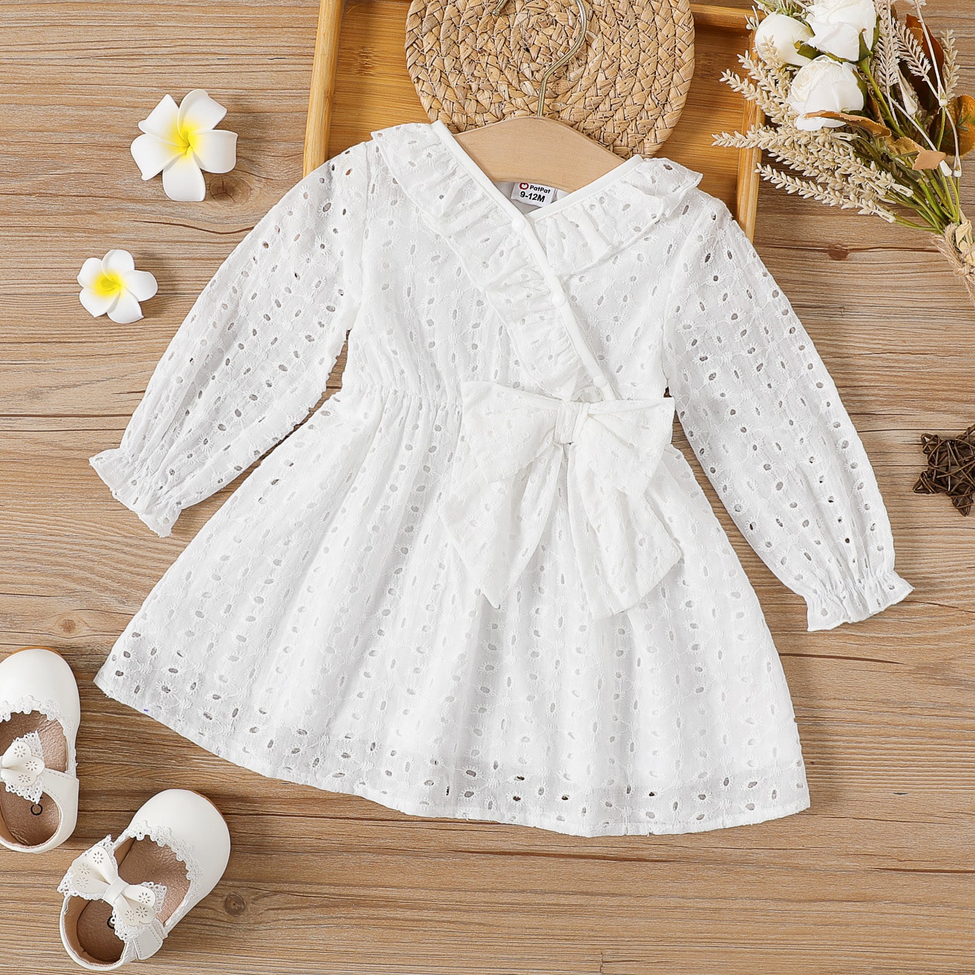 Rochita Fetite Alb Rosy, 12-18 luni, 75-80 CM - eMAG.ro