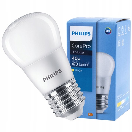 Bec LED, Philips, E27, 2.8W, Alb - eMAG.ro
