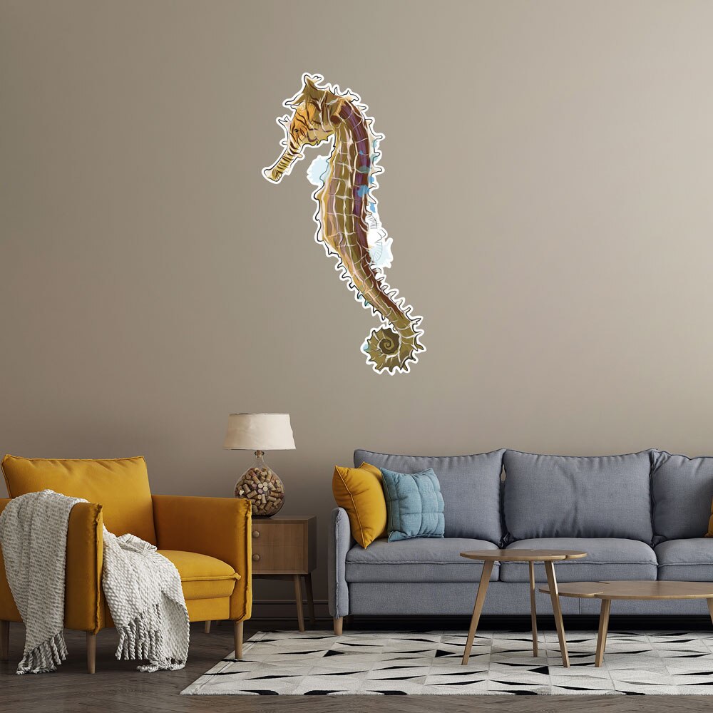 Autocolant de perete, Model Hipocampus, Multicolor - eMAG.ro