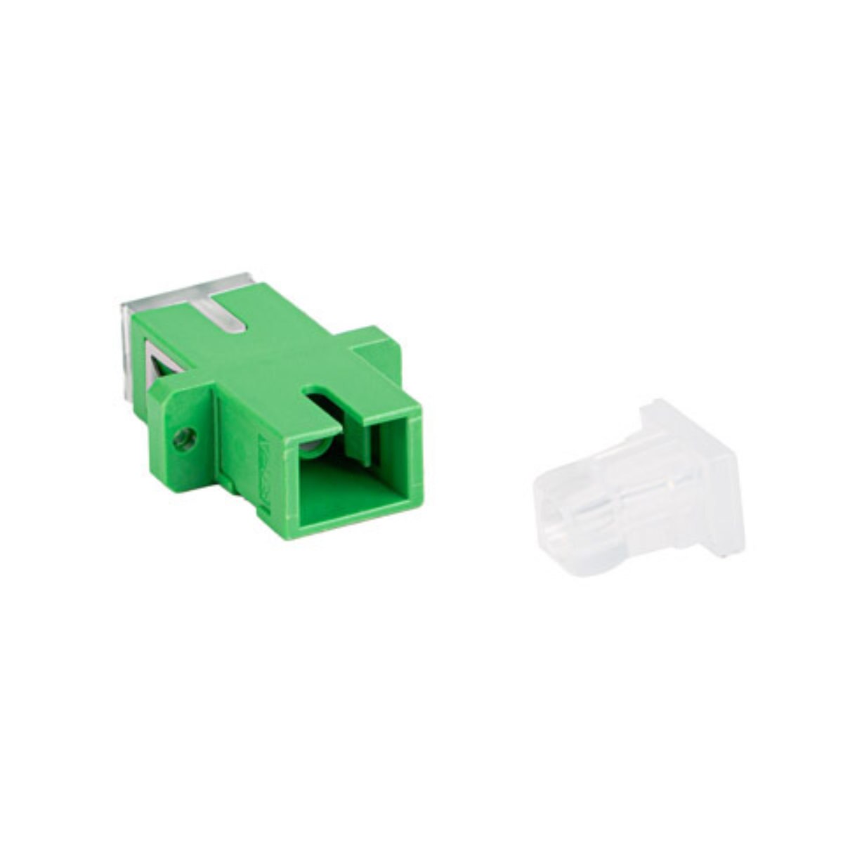 Set 25 adaptoare retea fibra optica cu conectori SC/APC, Lanberg 43362 ...