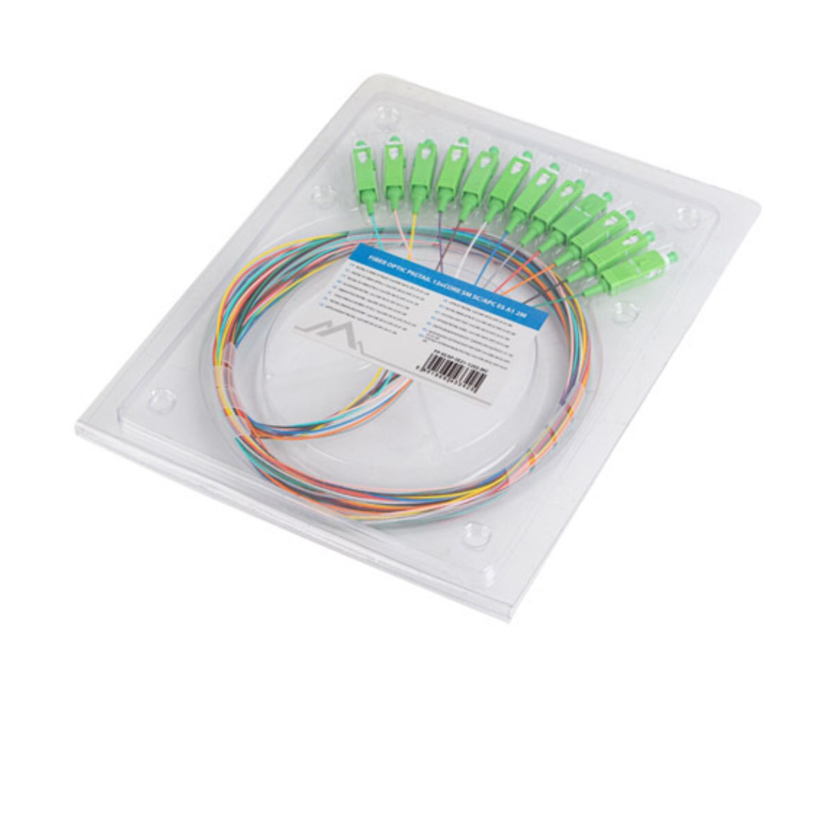 Set 12 adaptoare retea fibra optica coada/Pigtail cu conector SC/APC ...