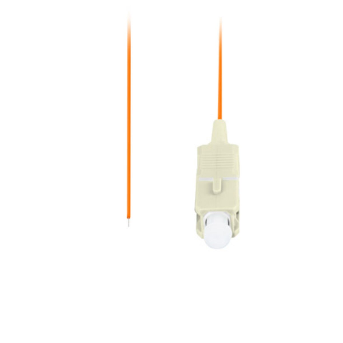 Adaptor retea fibra optica coada/Pigtail cu conector SC/UPC, lungime 2m ...