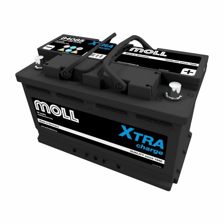 Акумулатор Moll, X-TRA Charge, 12V, 85Ah - eMAG.bg