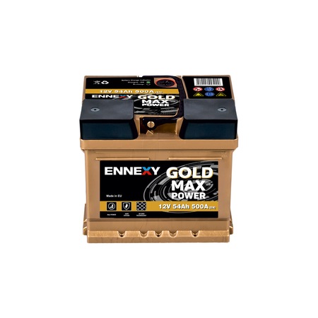 Акумулатор Ennexy, Gold Max Power, 12V, 54AH - eMAG.bg