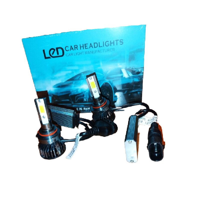 Set 2 becuri Hb4 9006 LED 100W, lumina alb-rece, 12.000 lumeni model ...