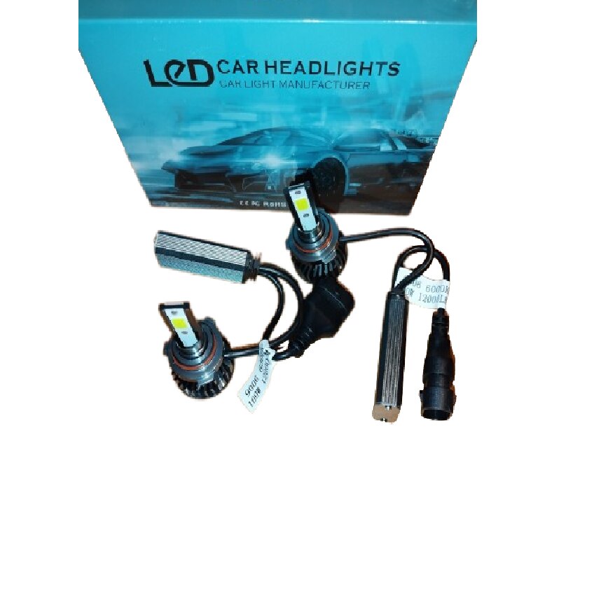 Set 2 becuri HB4 Led Tudis F2 cob, Canbus, 100W, lumina alb-rece, 12. ...