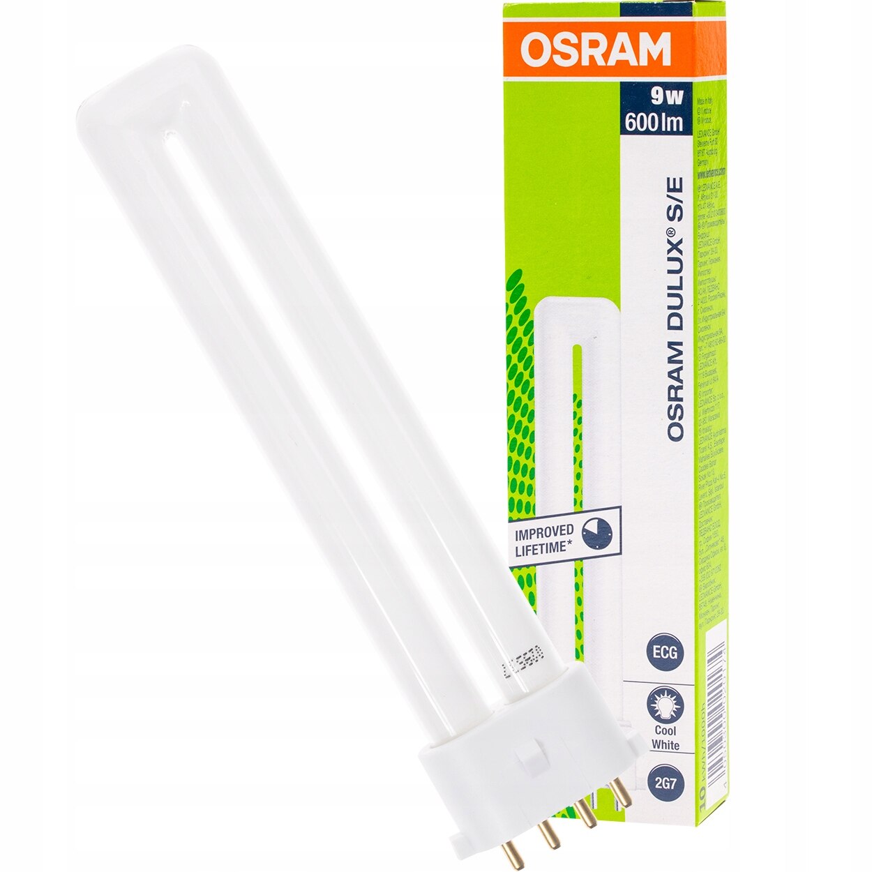 Lampa fluorescenta, Osram, G7, 9W, 600lm, 4000K, Alb - eMAG.ro