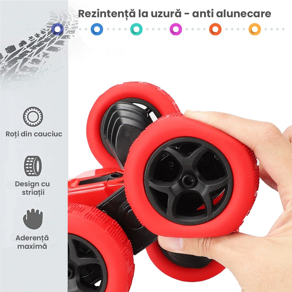 Masina cu telecomanda RC pentru copii, masinuta de cascadorie, de drift ...