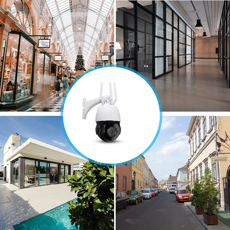 Camera de supraveghere rotativa exterioara profesionala, Onshop, Zoom ...