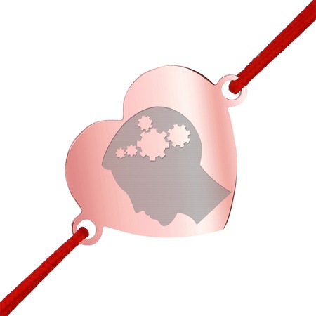Martisor Bratara Inox Inima Rose Gold Psiholog - eMAG.ro