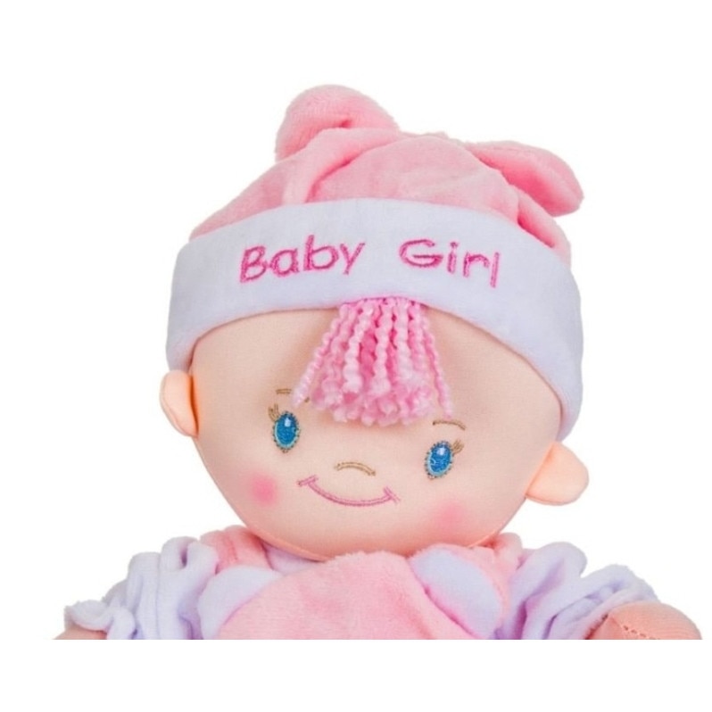 Papusa Bebelus Baby Girl, Bebe, Tnagora®, Roz, 25 cm - eMAG.ro