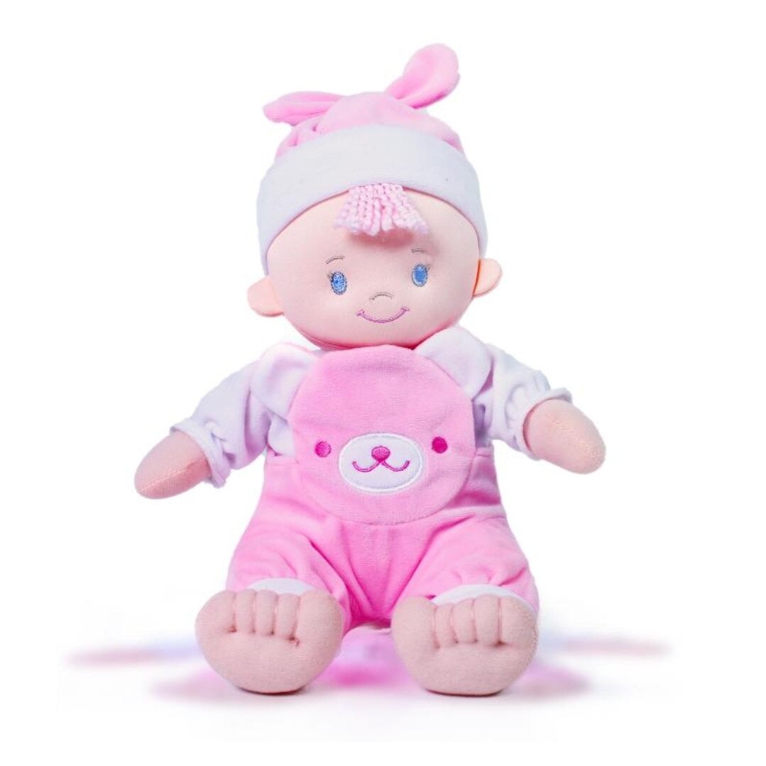 Papusa Bebelus Baby Girl, Bebe, Tnagora®, Roz, 25 cm - eMAG.ro