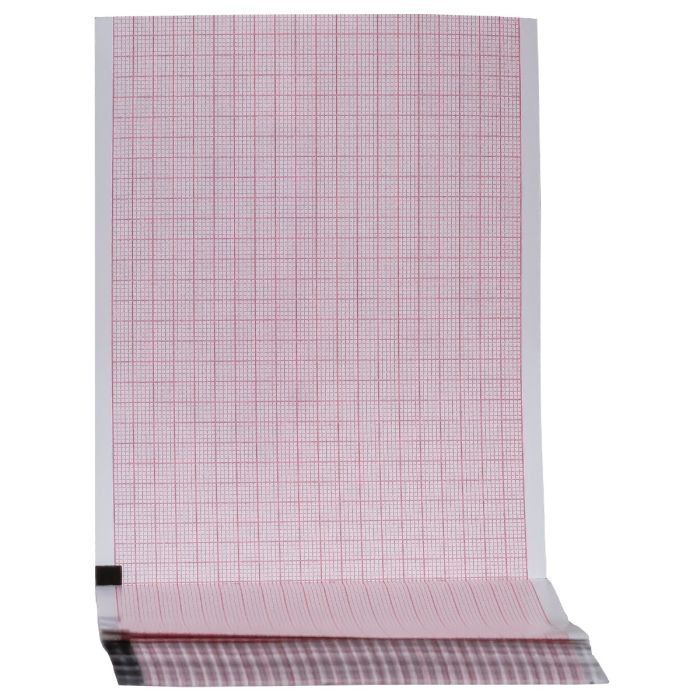 Hartie ECG/EKG, PRIMA, ECG 110x140mm (Nihon Kohden), 143 coli, rosie ...