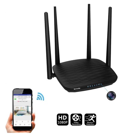 Camera Spion TSS-ROUTA-W, Ascunsa in Router Wireless, WIFI, 2MP, 4K ...