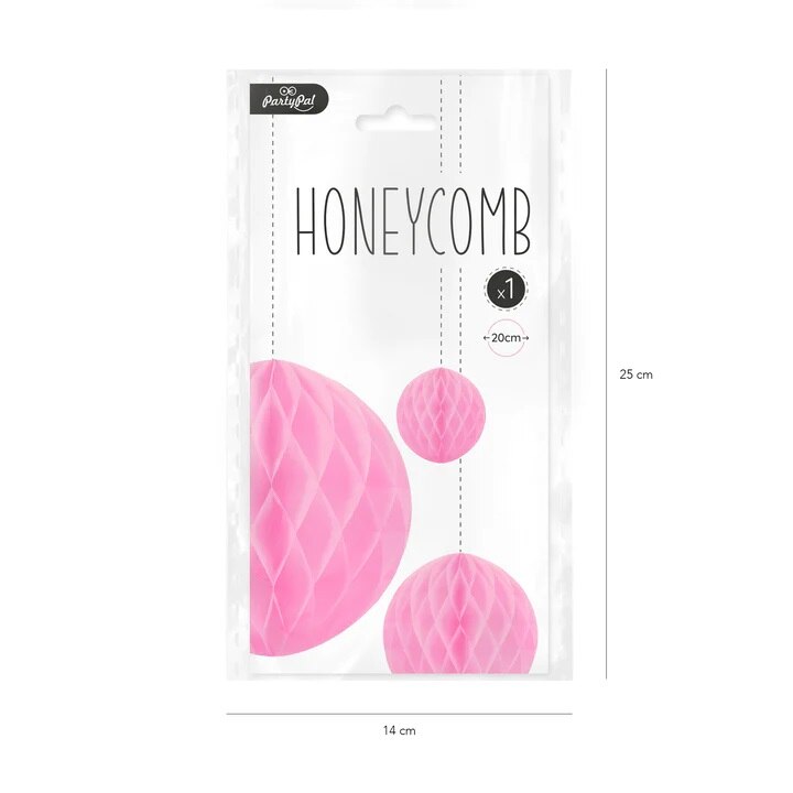 Fagure de hartie roz 20 cm - eMAG.ro