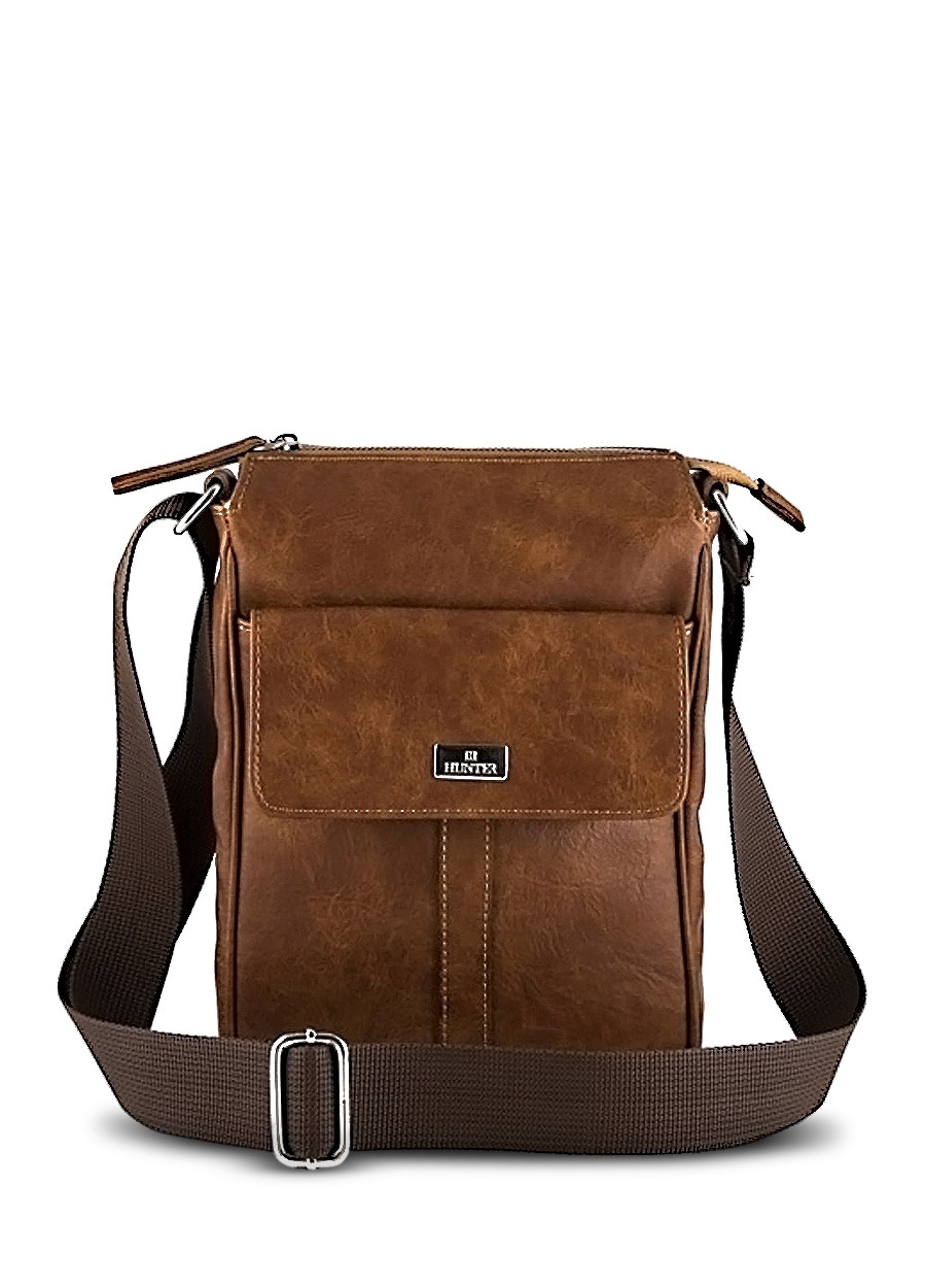 Geanta barbateasca Tamba, Hunter, Piele, Maro - eMAG.ro